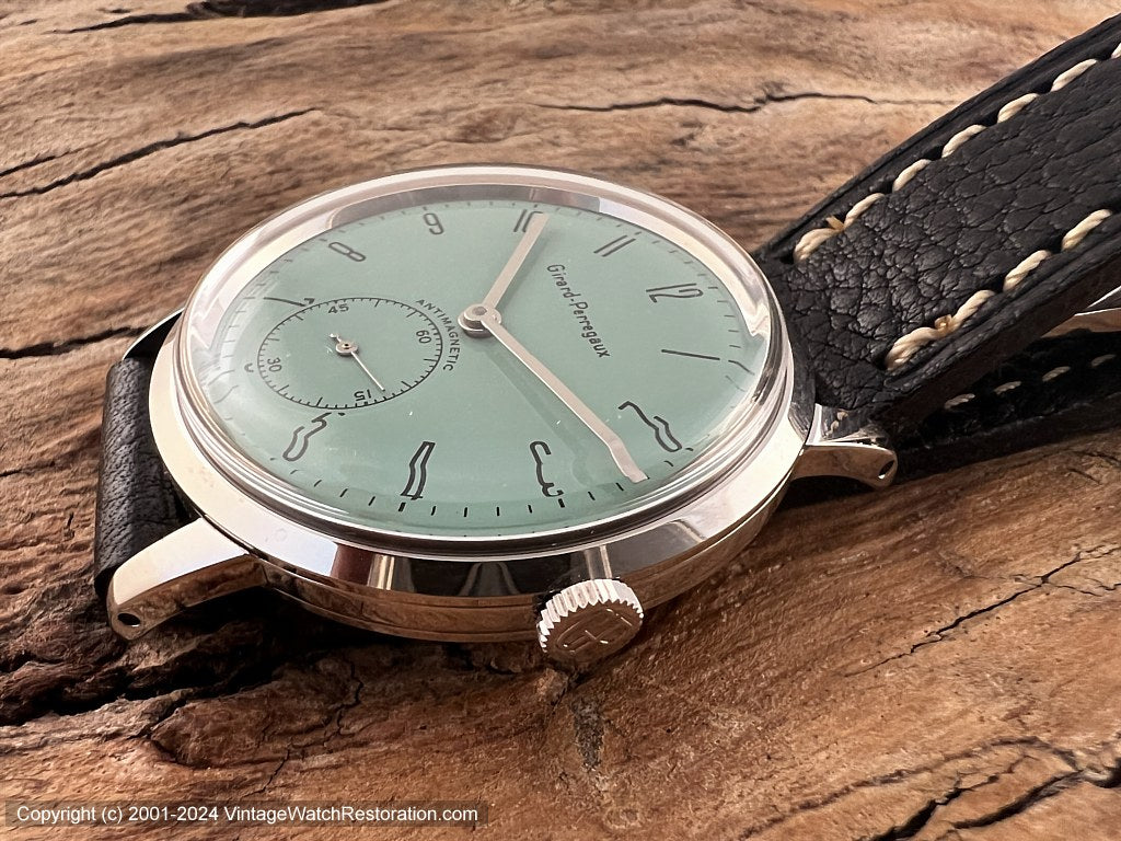 Girard-Perregaux Striking Robin Egg Blue Dial, Manual, Very Large 37mm ...