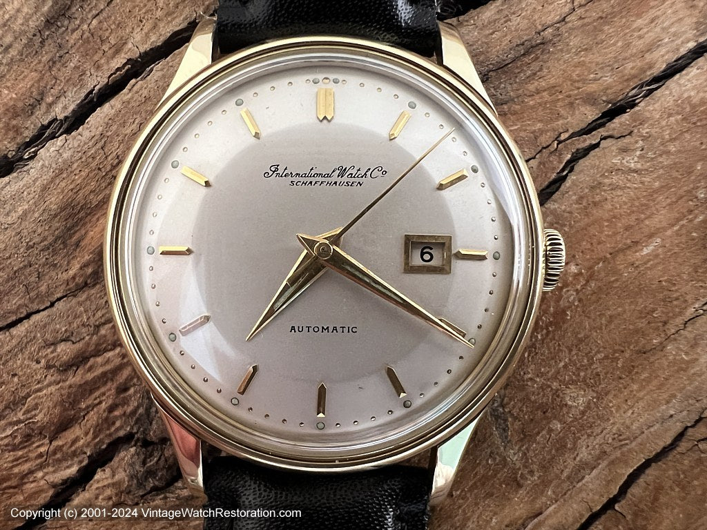 IWC Perfect Pearl Pie Pan Dial with Date , Automatic, Large 35mm ...