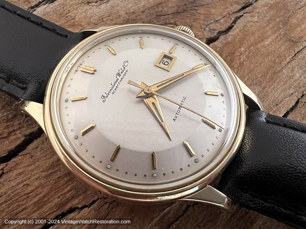 IWC Perfect Pearl Pie Pan Dial with Date , Automatic, Large 35mm ...