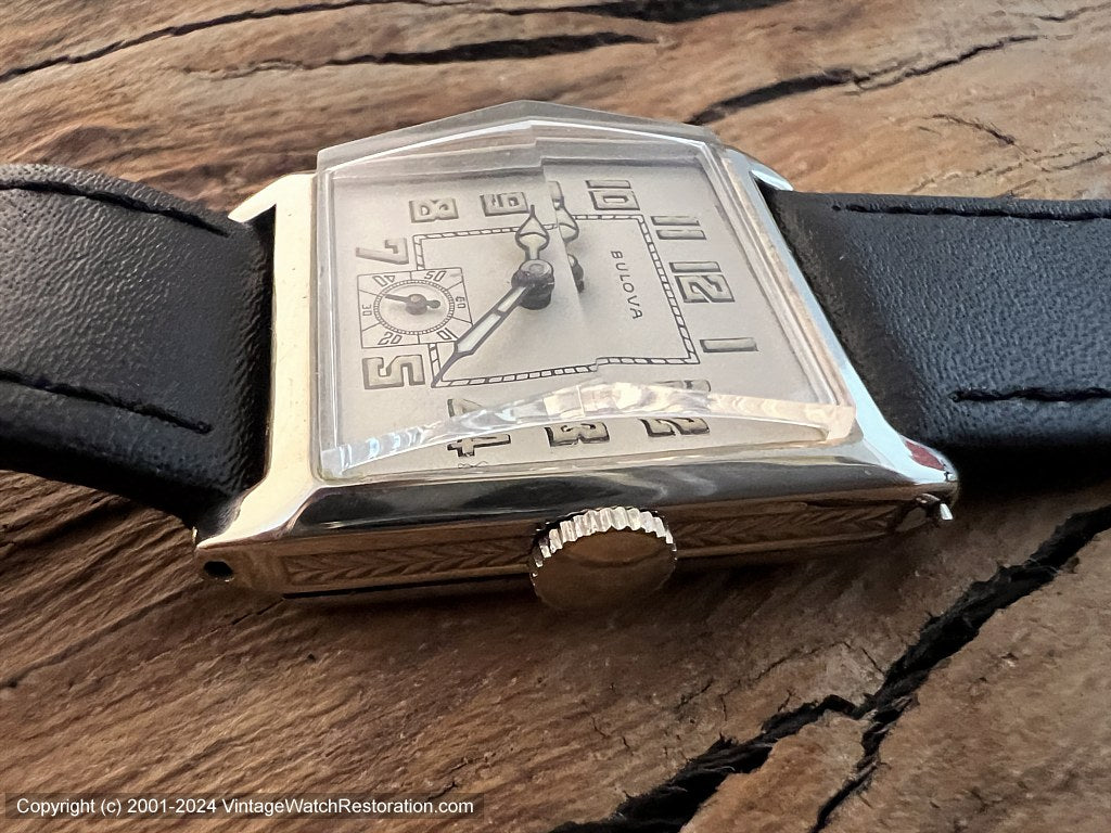 Bulova Stellar Square Case with Perfect Dial and Beveled Crystal, Manu ...