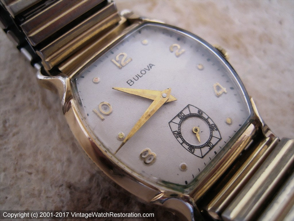 Bulova in Attractive Deco-Style Case, Manual, 28x38mm – Vintage Watch ...