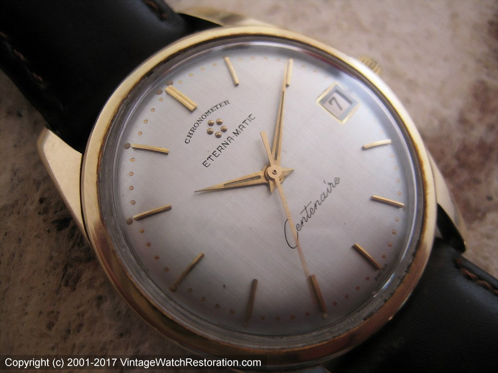 Eterna-Matic 'Centenaire' Chronometer, Automatic, Large 35mm – Vintage ...