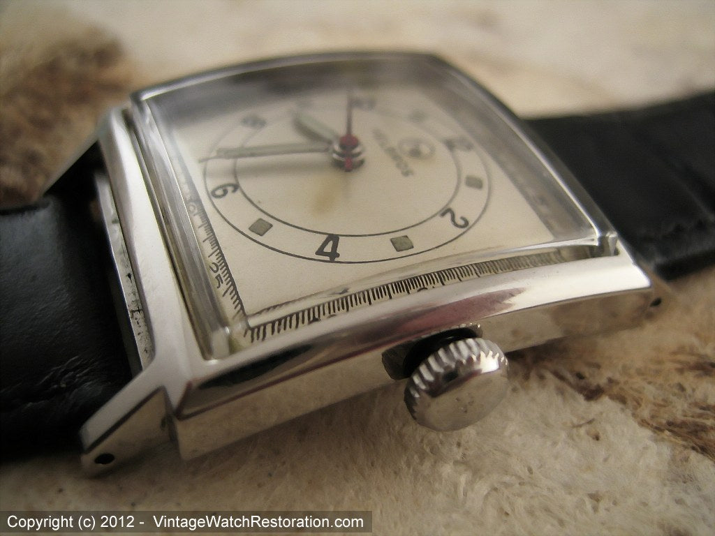 Large Square Helbros 'Doctors' Style, Manual, 28x38mm – Vintage Watch ...