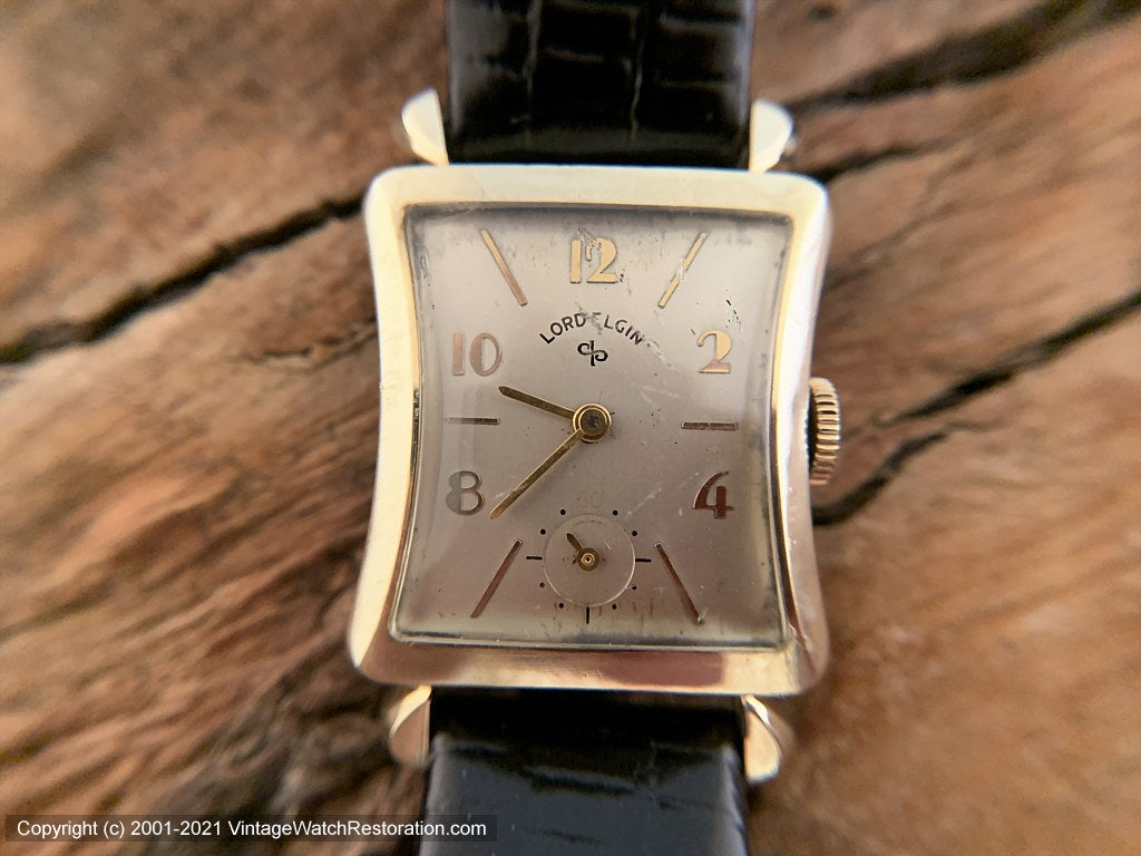 Lord Elgin Hourglass Case with Glass Crysta with Orginal Case, Manual ...