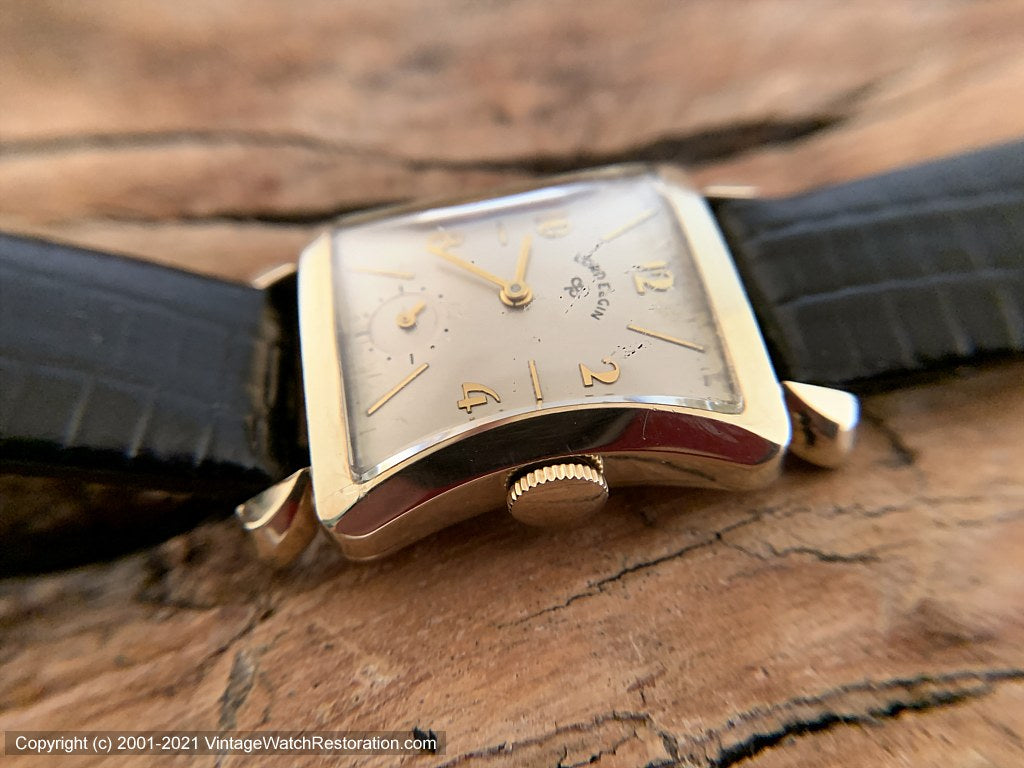 Lord Elgin Hourglass Case with Glass Crysta with Orginal Case, Manual ...