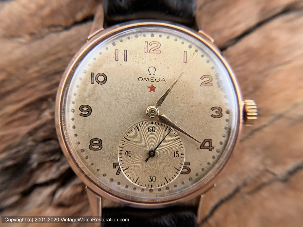 Omega Red Star 30T2 All Original, Manual, 35mm – Vintage Watch Restoration