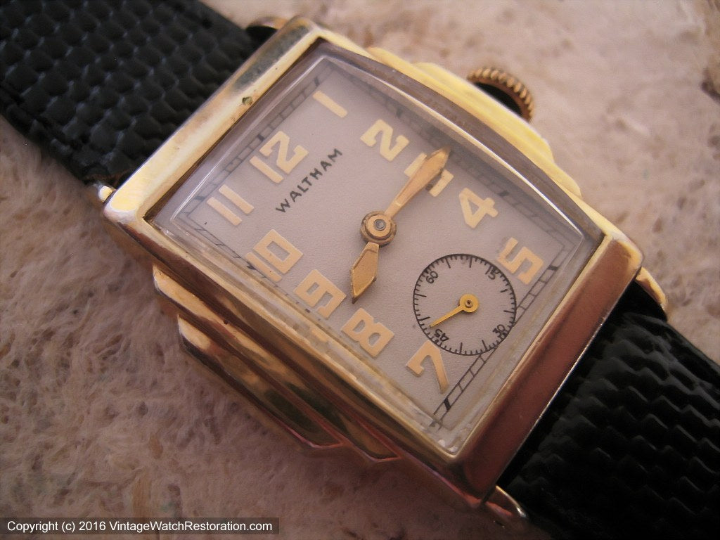 Waltham Stepped Pyramid Style Case, Manual, 27x37mm – Vintage Watch ...