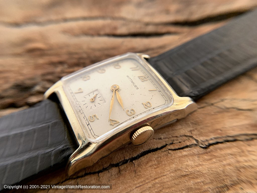 Wittnauer Original White Dial in Decorative Case with Presentation Box ...