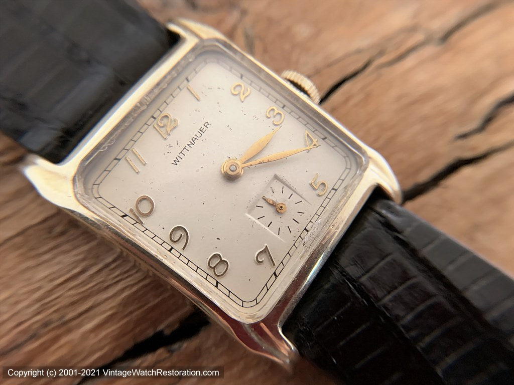 Wittnauer Original White Dial in Decorative Case with Presentation Box ...